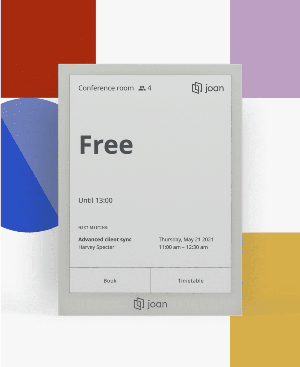 Streamline your hybrid workplace with Joan displays and solutions