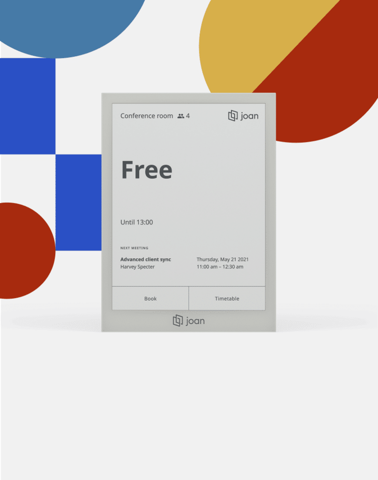 Streamline your hybrid workplace with Joan displays and solutions