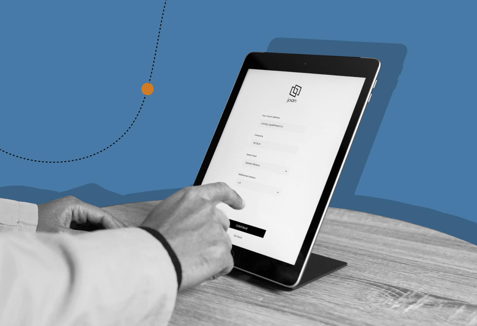 Monitor health and ensure contact tracing with Joan Visitor