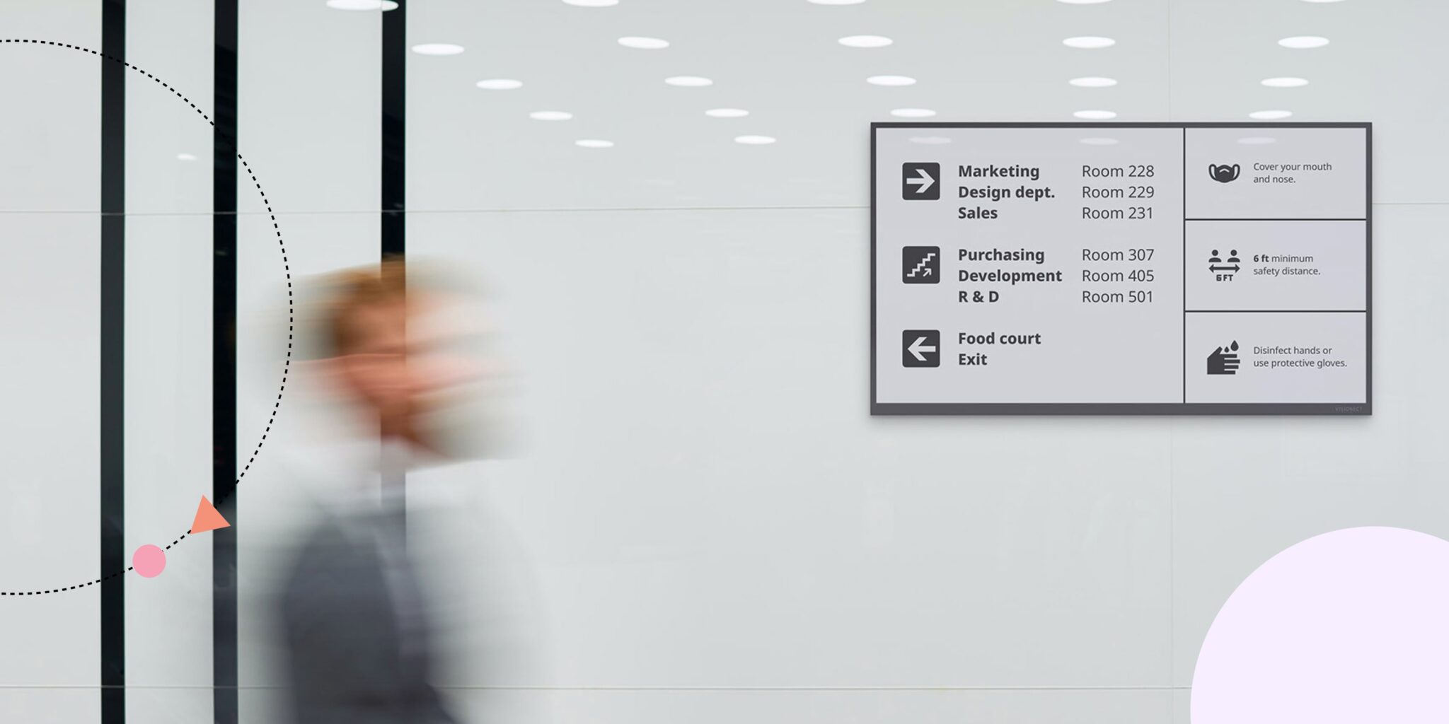 Workplace Digital Signage for Wayfinding - Joan Workplace